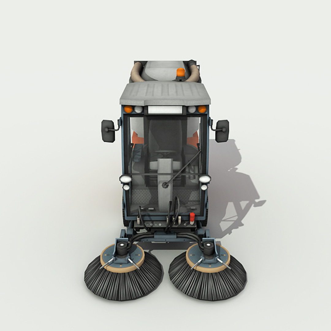3d Street Sweeper - Model