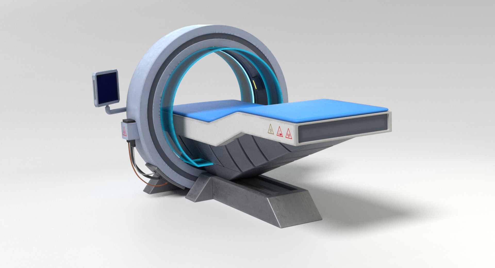 3d Sci-fi Medical Scanner