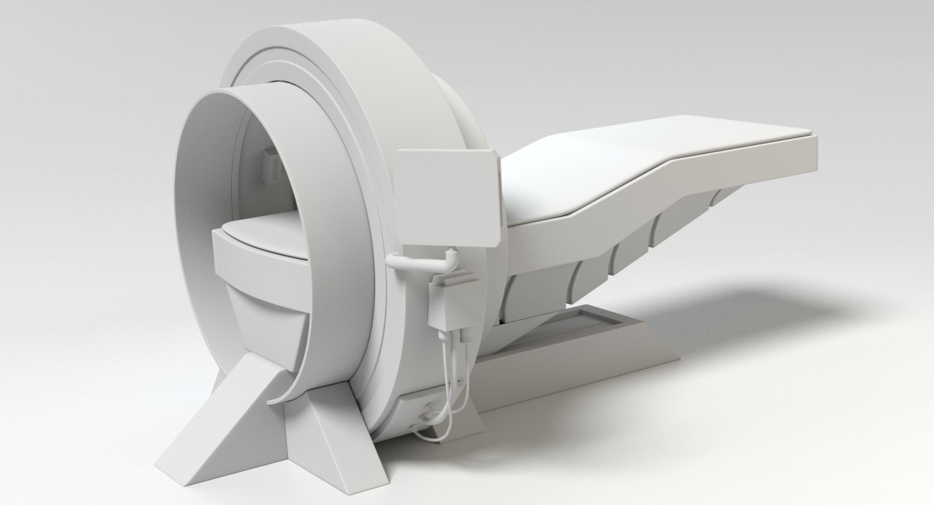 3d Sci-fi Medical Scanner