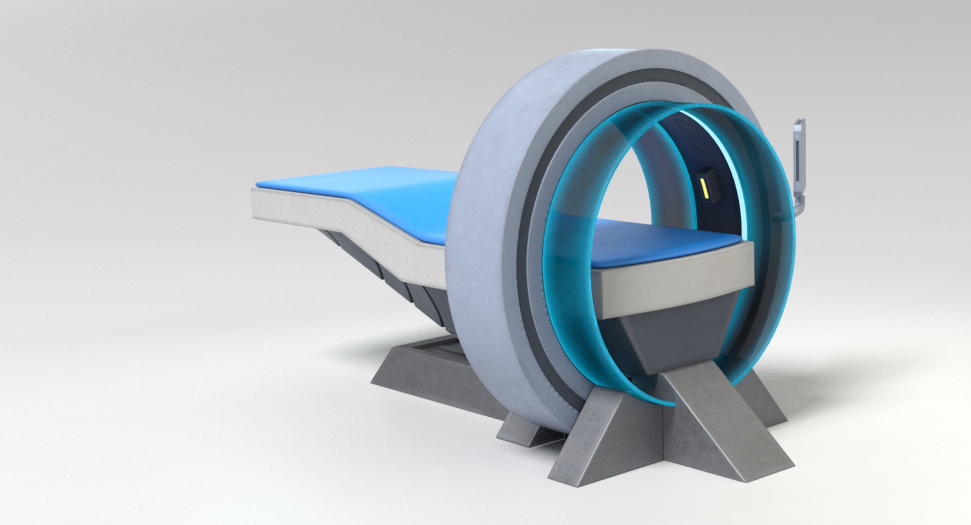 3d Sci-fi Medical Scanner