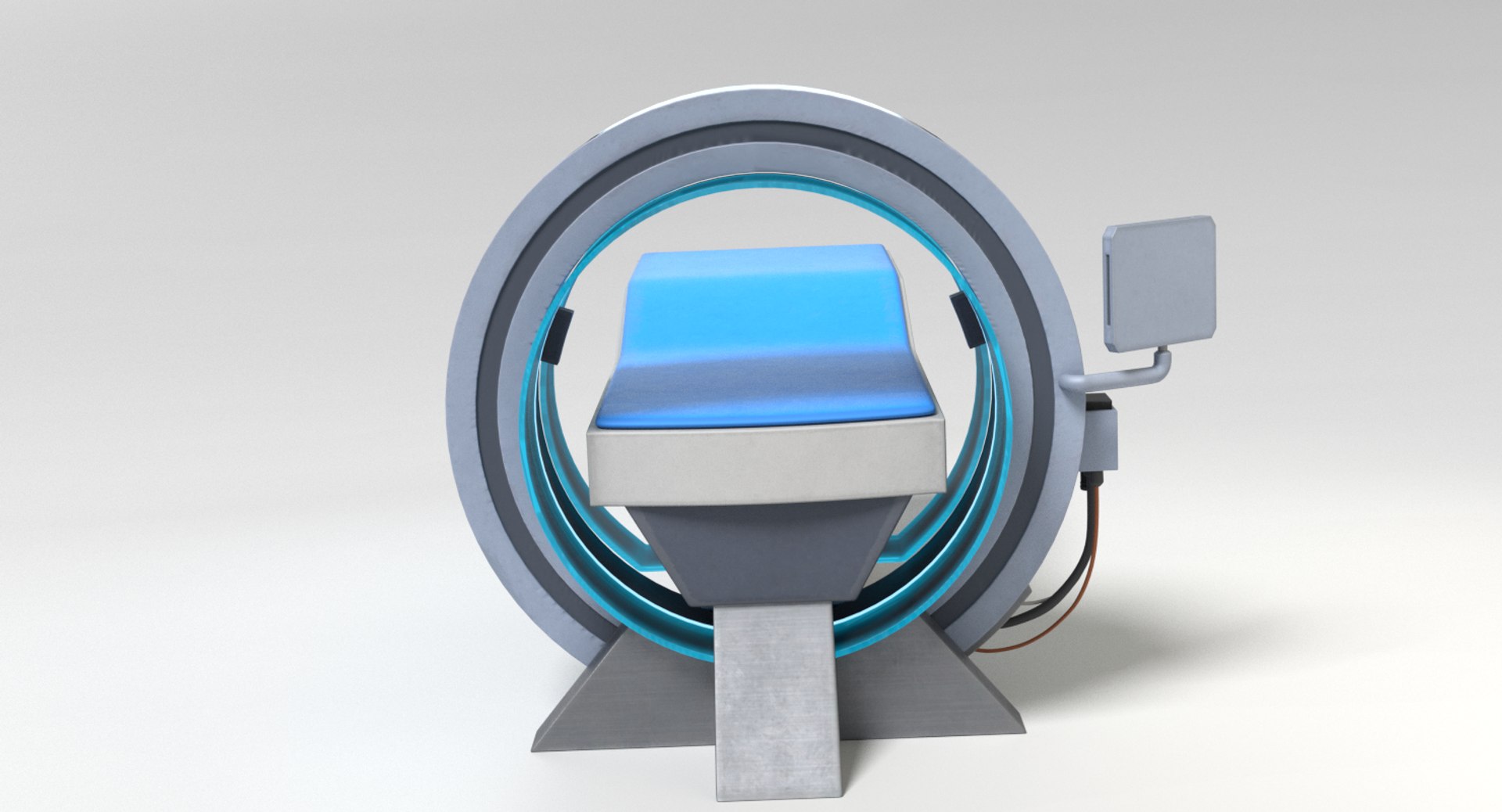 3d Sci-fi Medical Scanner