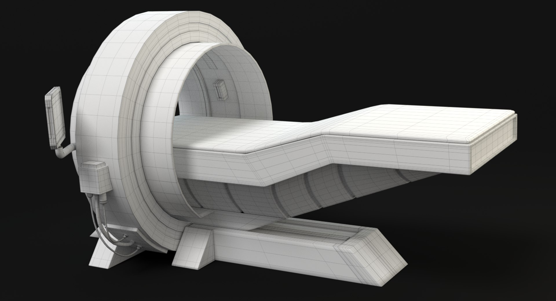 3d Sci-fi Medical Scanner