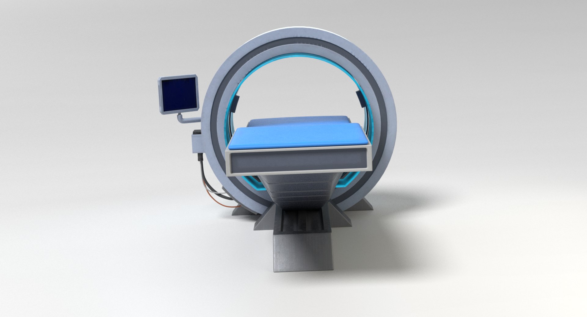 3d Sci-fi Medical Scanner