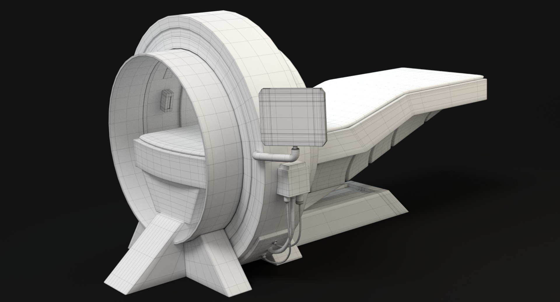 3d Sci-fi Medical Scanner