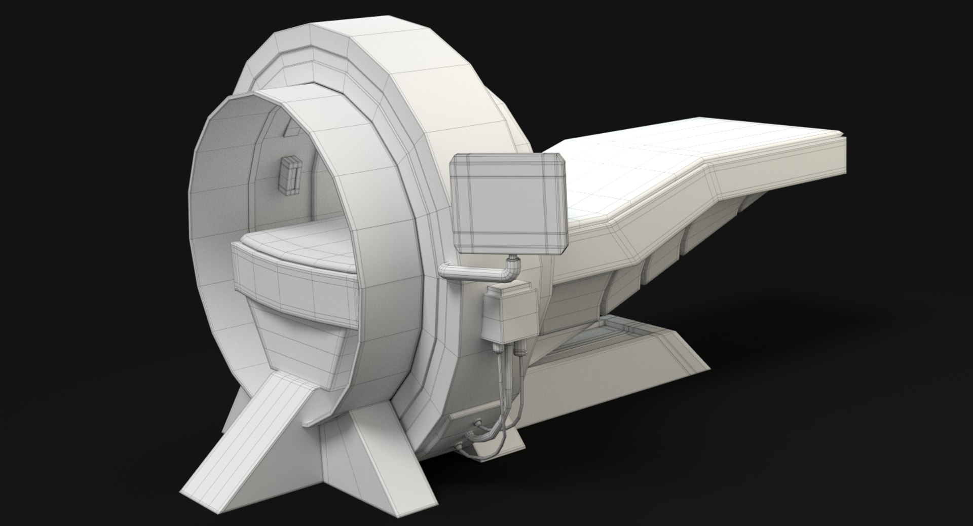 3d Sci-fi Medical Scanner