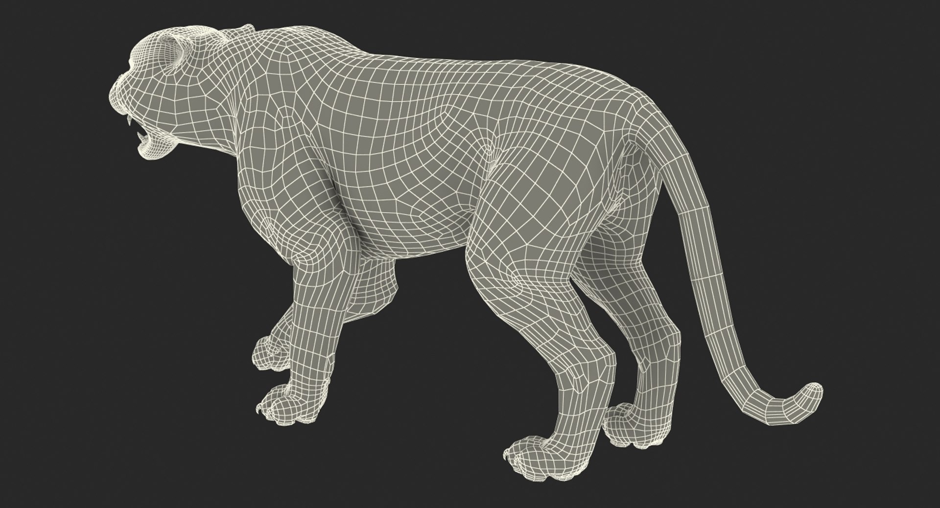 3D model tiger roar - TurboSquid 1271764