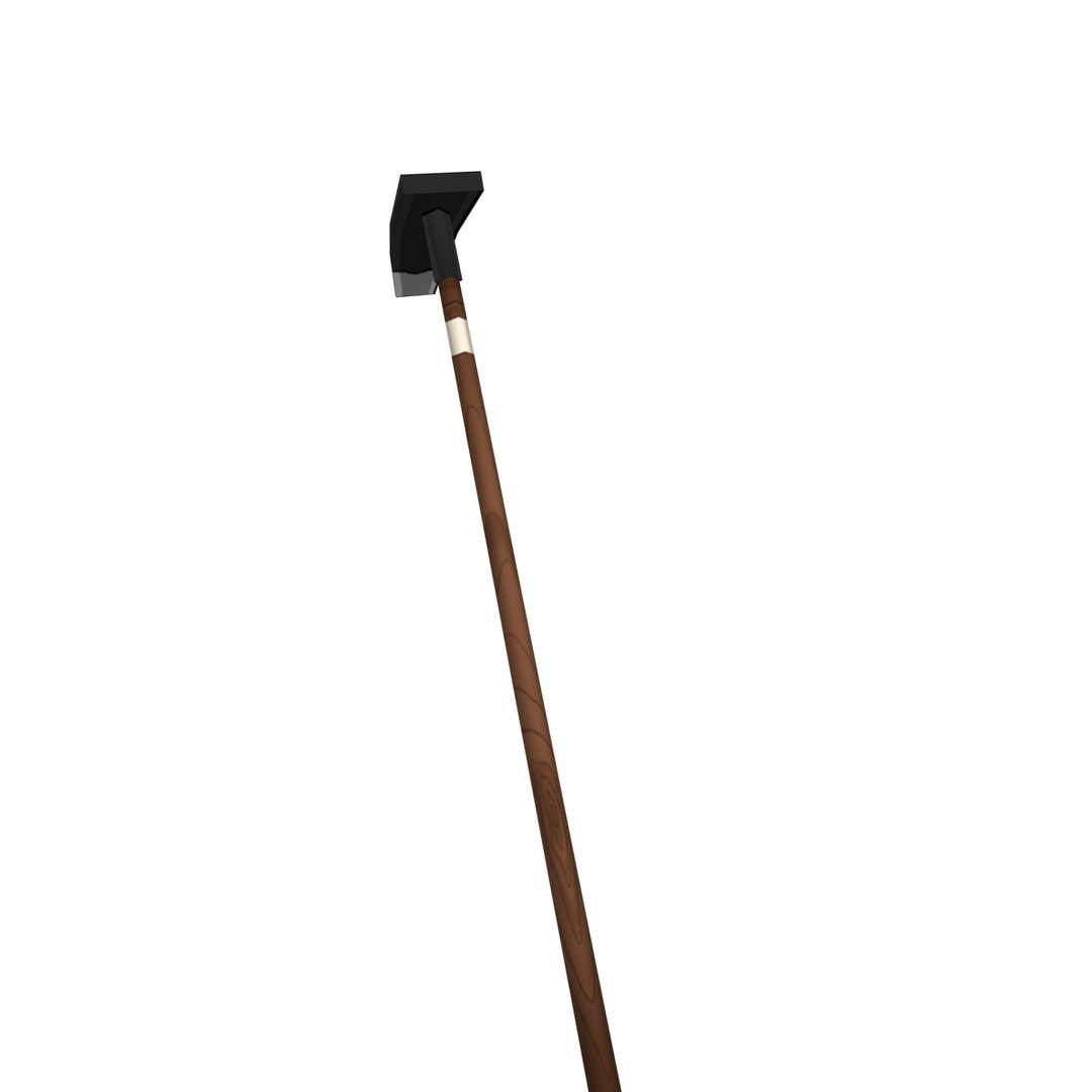 Hoe 3D Model - TurboSquid 1152651