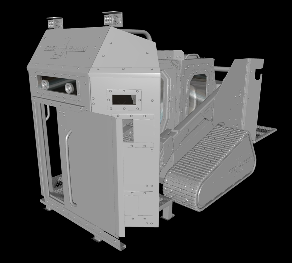 Tactical Armored Vehicle Military The Rook Ring Power 3D model ...