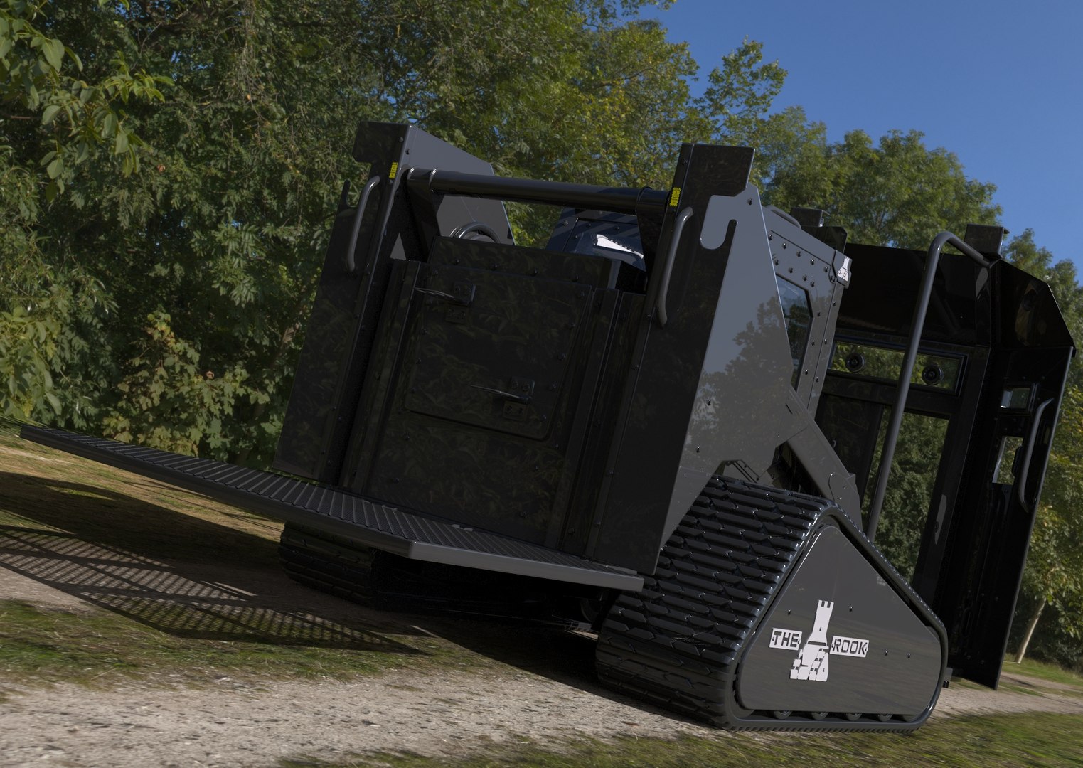 Tactical Armored Vehicle Military The Rook Ring Power 3D model ...