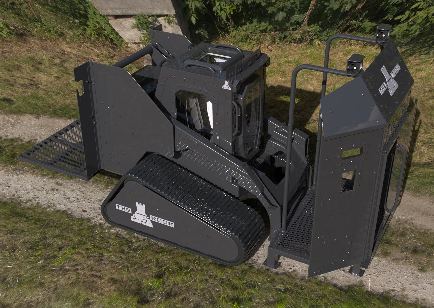 Tactical Armored Vehicle Military The Rook Ring Power 3D model ...