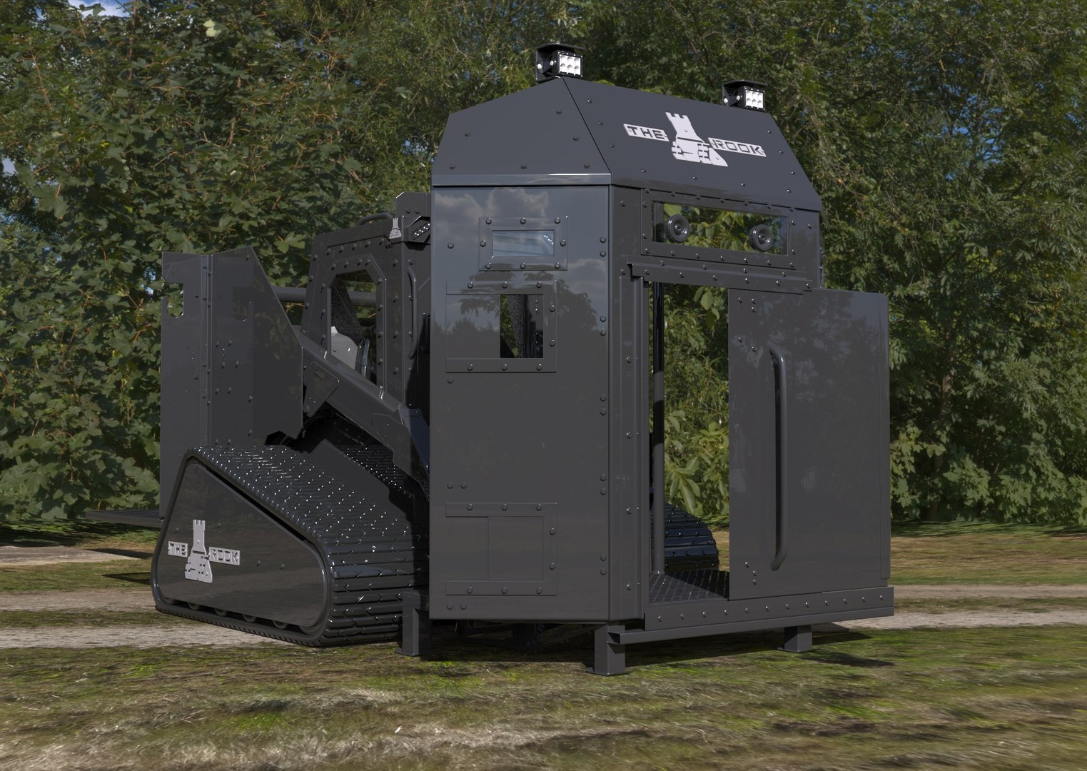 Tactical Armored Vehicle Military The Rook Ring Power 3D model ...