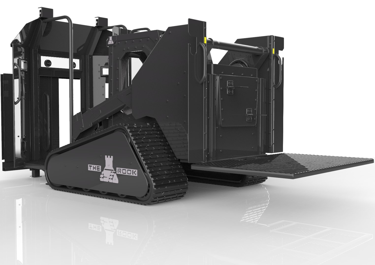 Tactical Armored Vehicle Military The Rook Ring Power 3D Model ...