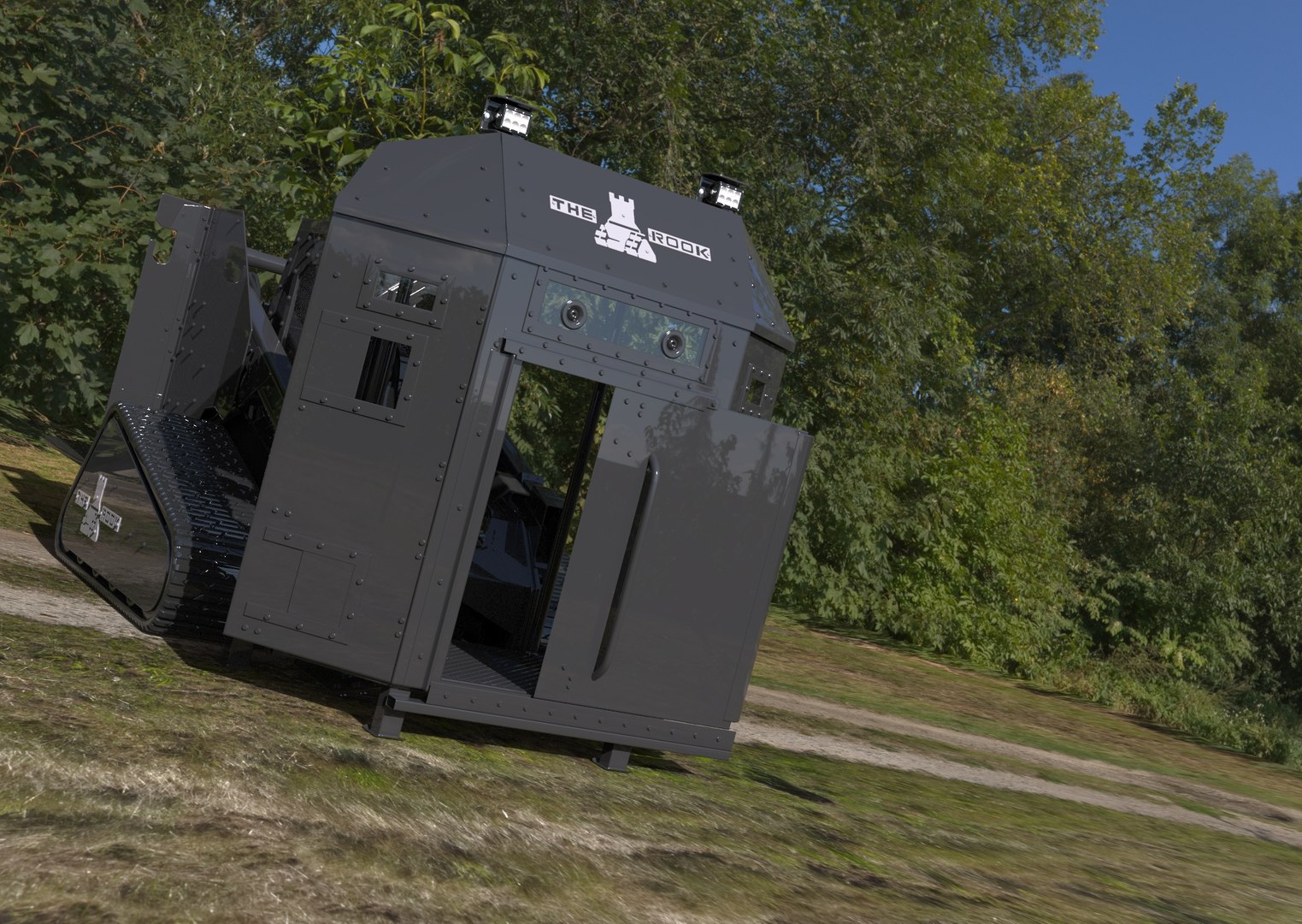 Tactical Armored Vehicle Military The Rook Ring Power 3D model ...