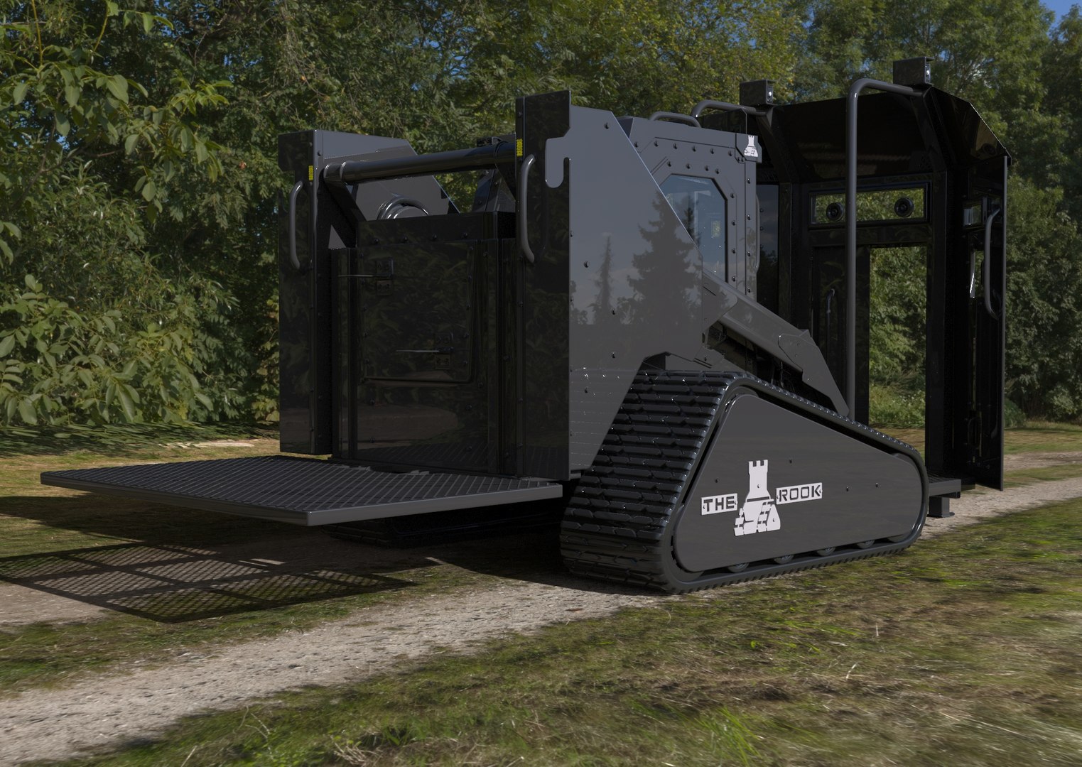 Tactical Armored Vehicle Military The Rook Ring Power 3D model ...