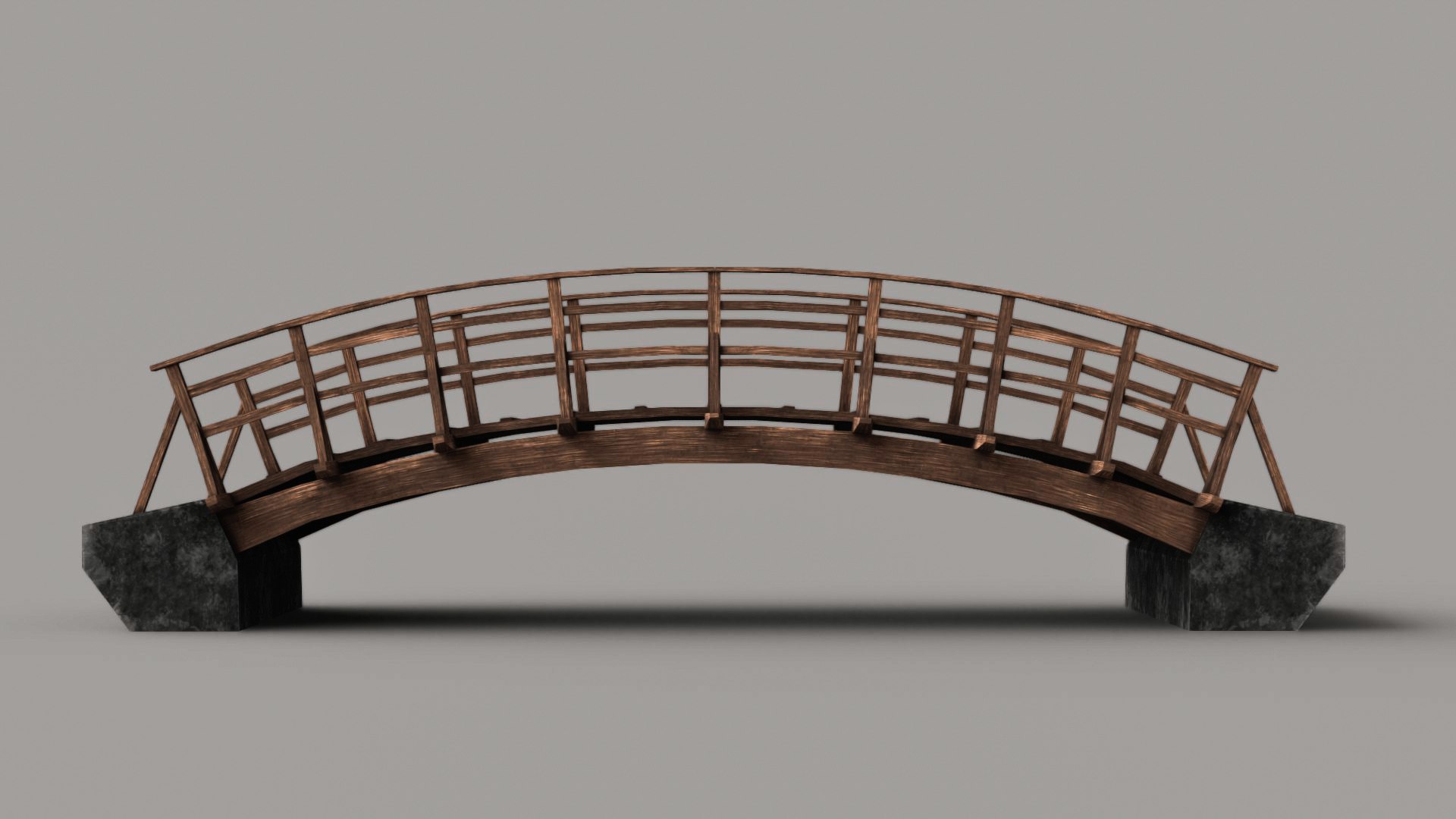 Wooden Bridge 3D Model - TurboSquid 1479173