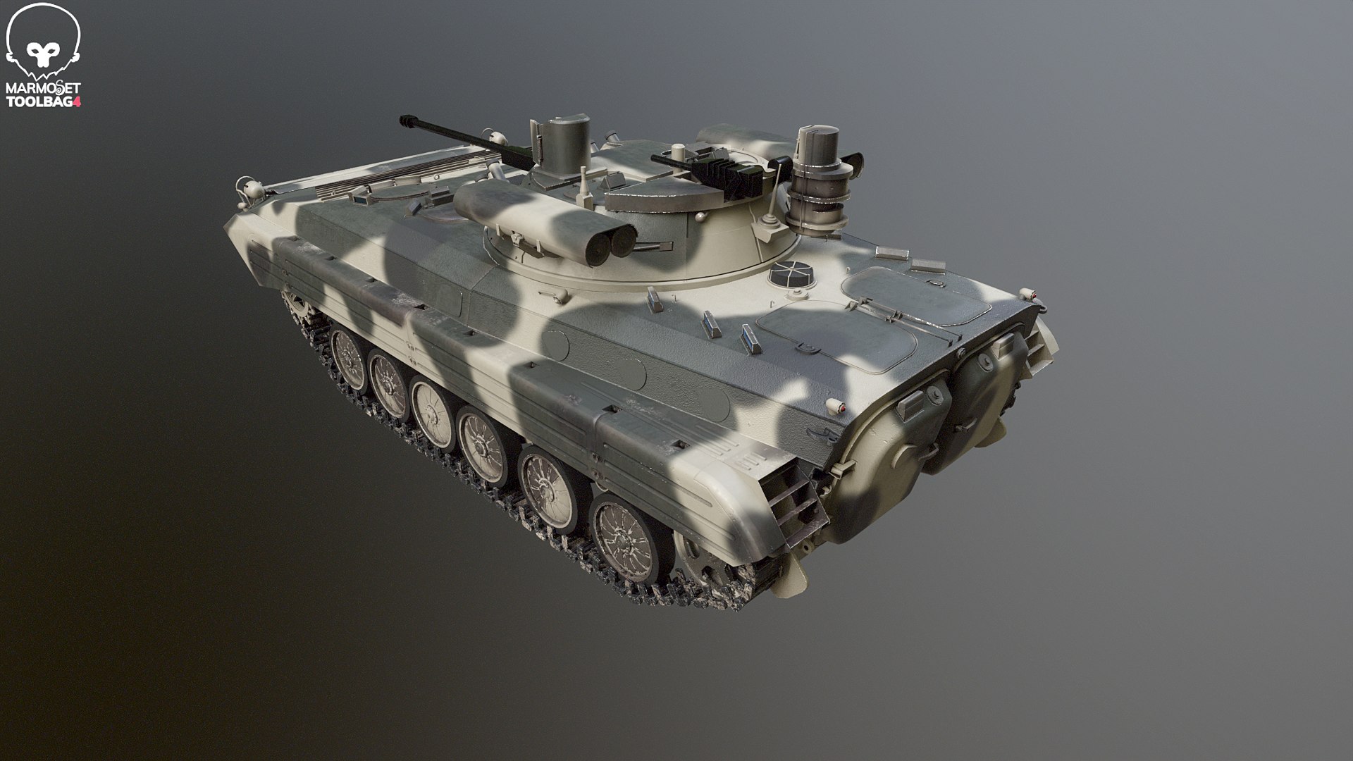 BMP-2M Berezhok Camo 3D Model - TurboSquid 2212094