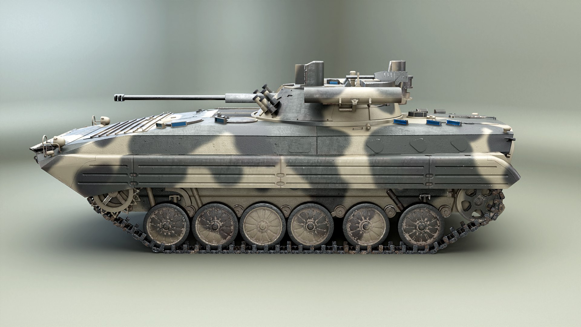 BMP-2M Berezhok Camo 3D Model - TurboSquid 2212094