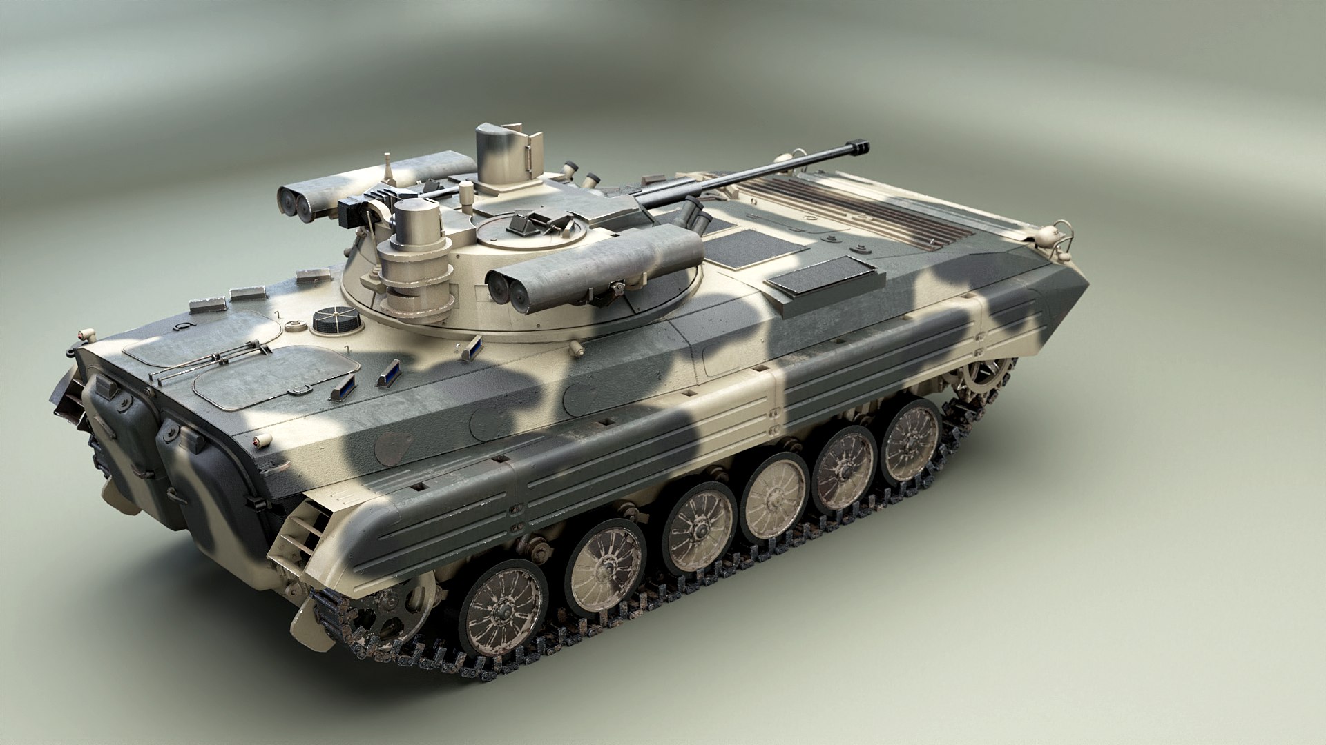 BMP-2M Berezhok Camo 3D Model - TurboSquid 2212094
