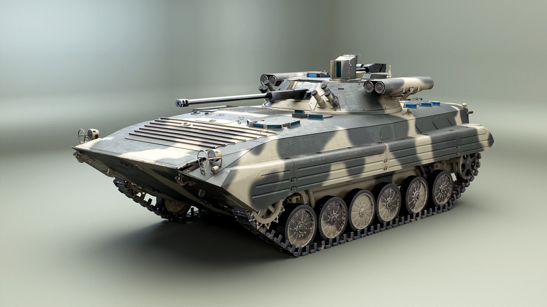 BMP-2M Berezhok Camo 3D Model - TurboSquid 2212094