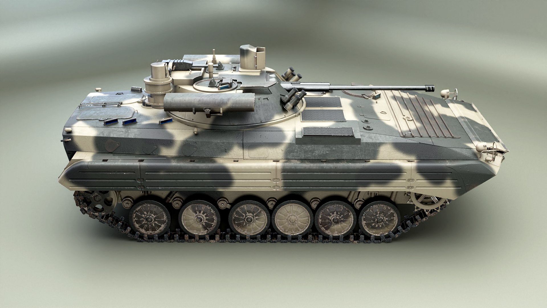 BMP-2M Berezhok Camo 3D Model - TurboSquid 2212094