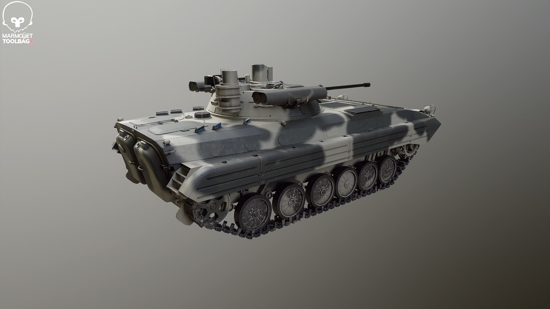 BMP-2M Berezhok Camo 3D Model - TurboSquid 2212094