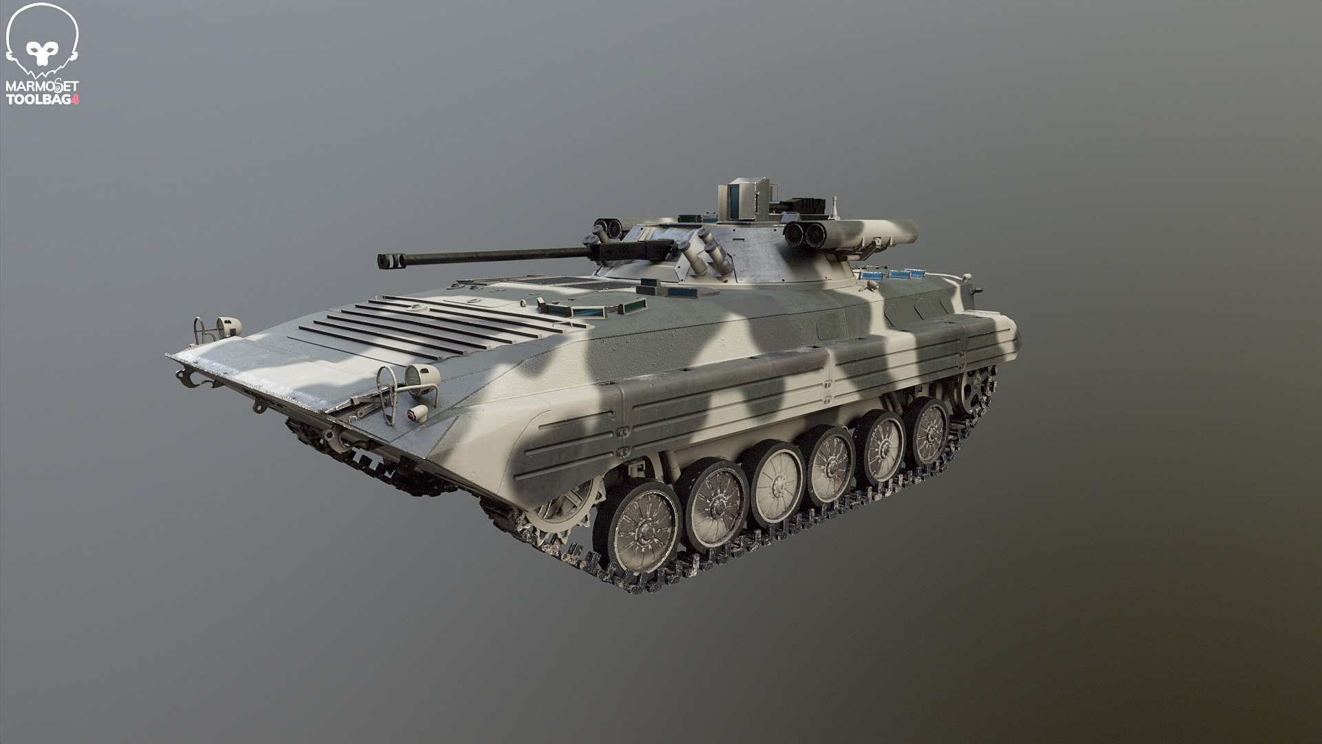 BMP-2M Berezhok Camo 3D Model - TurboSquid 2212094