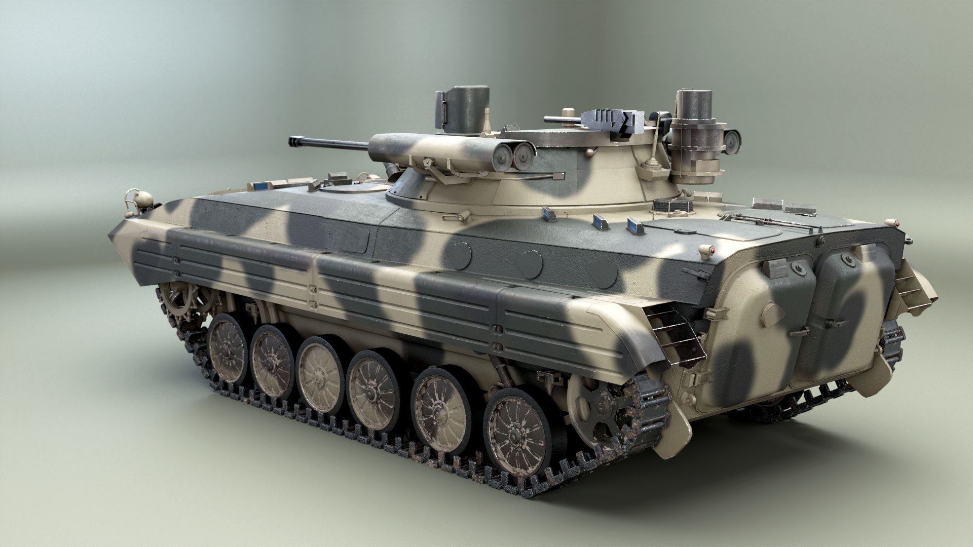 BMP-2M Berezhok Camo 3D Model - TurboSquid 2212094