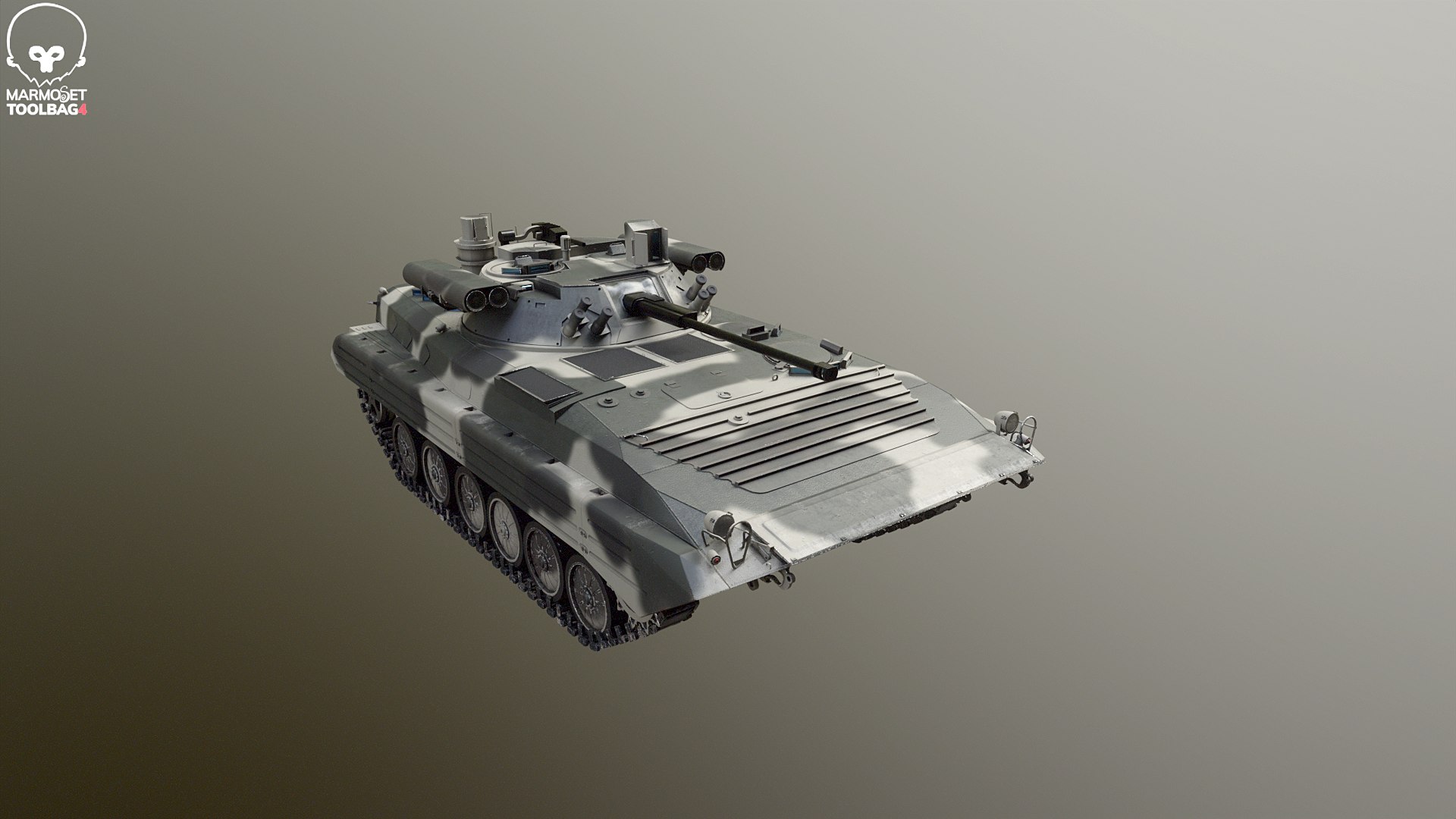 BMP-2M Berezhok Camo 3D Model - TurboSquid 2212094