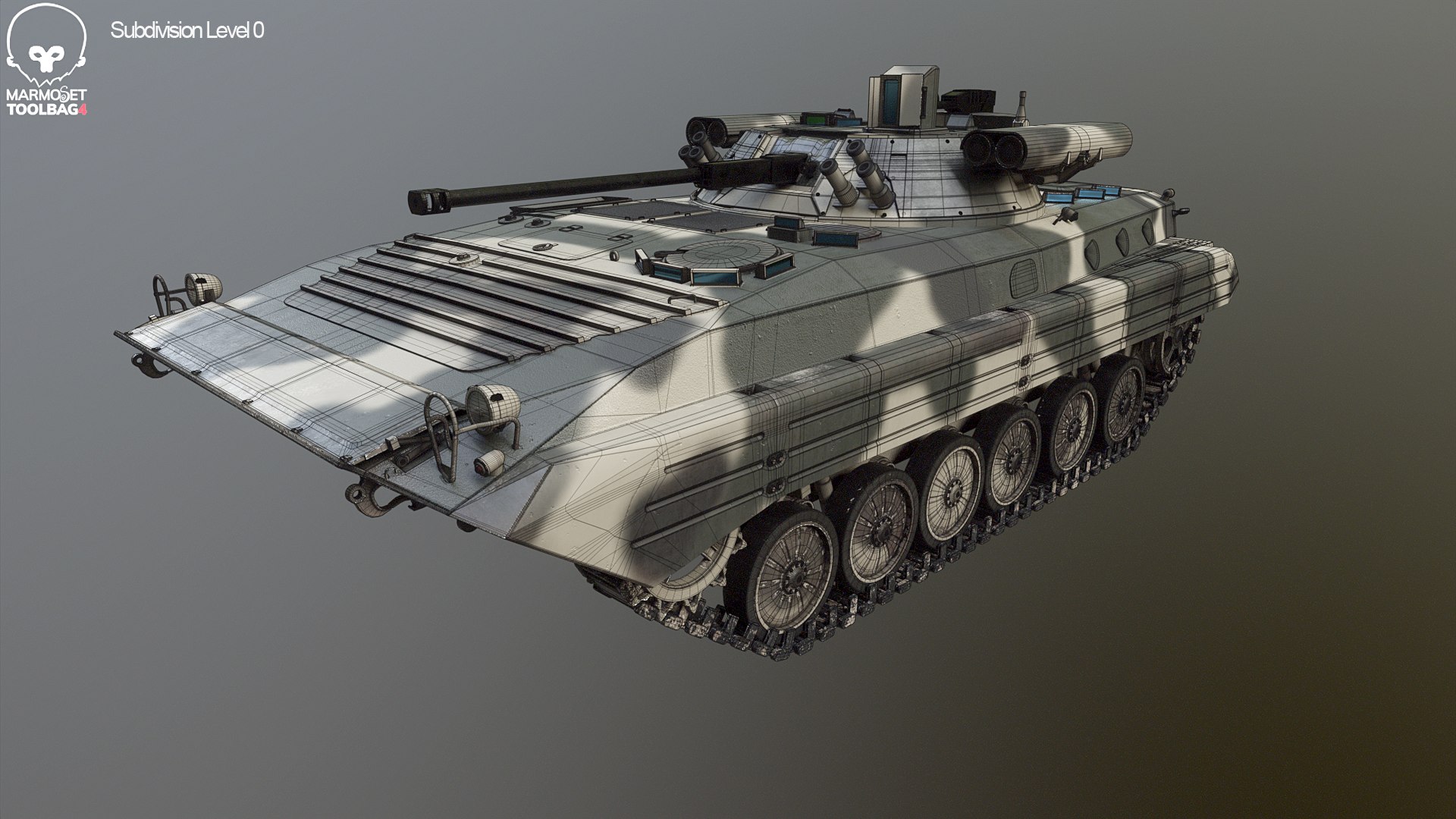 BMP-2M Berezhok Camo 3D Model - TurboSquid 2212094