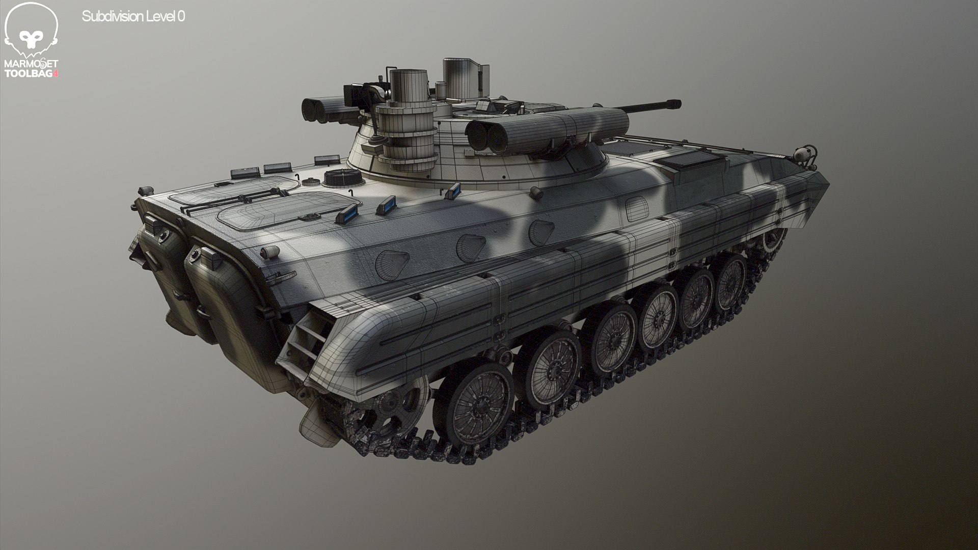 BMP-2M Berezhok Camo 3D Model - TurboSquid 2212094