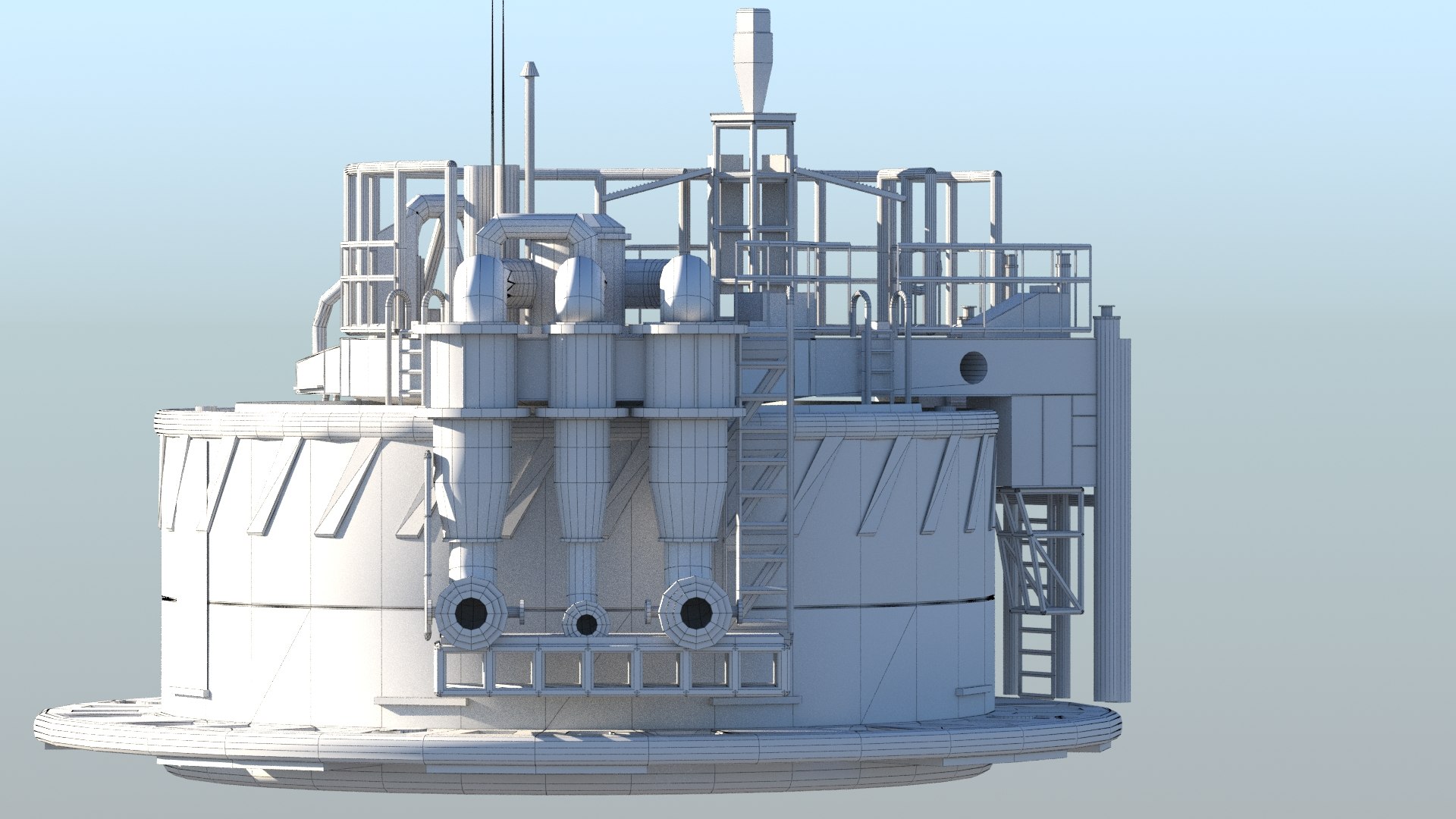 Oil Or Gas Terminal 3D - TurboSquid 1780593