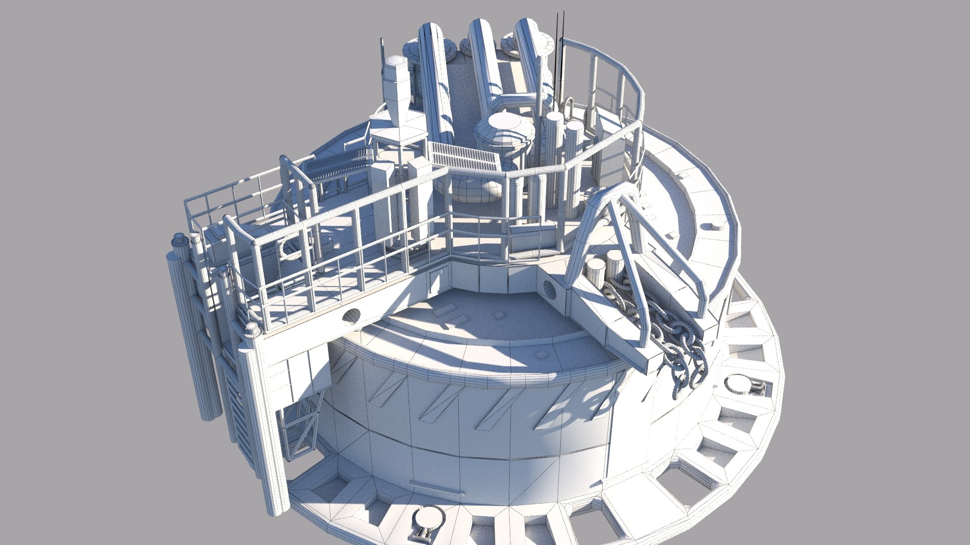 Oil Or Gas Terminal 3D - TurboSquid 1780593