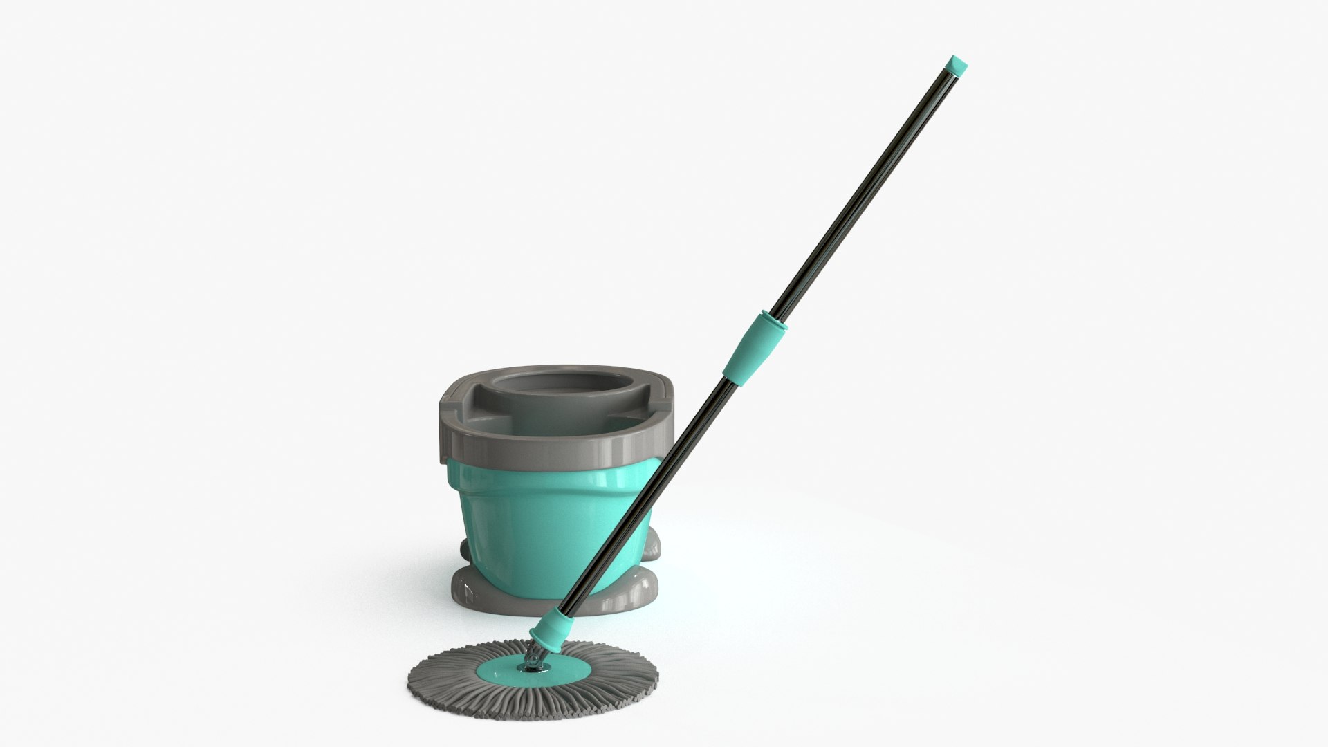 3D Model Mop And Bucket - TurboSquid 1951871