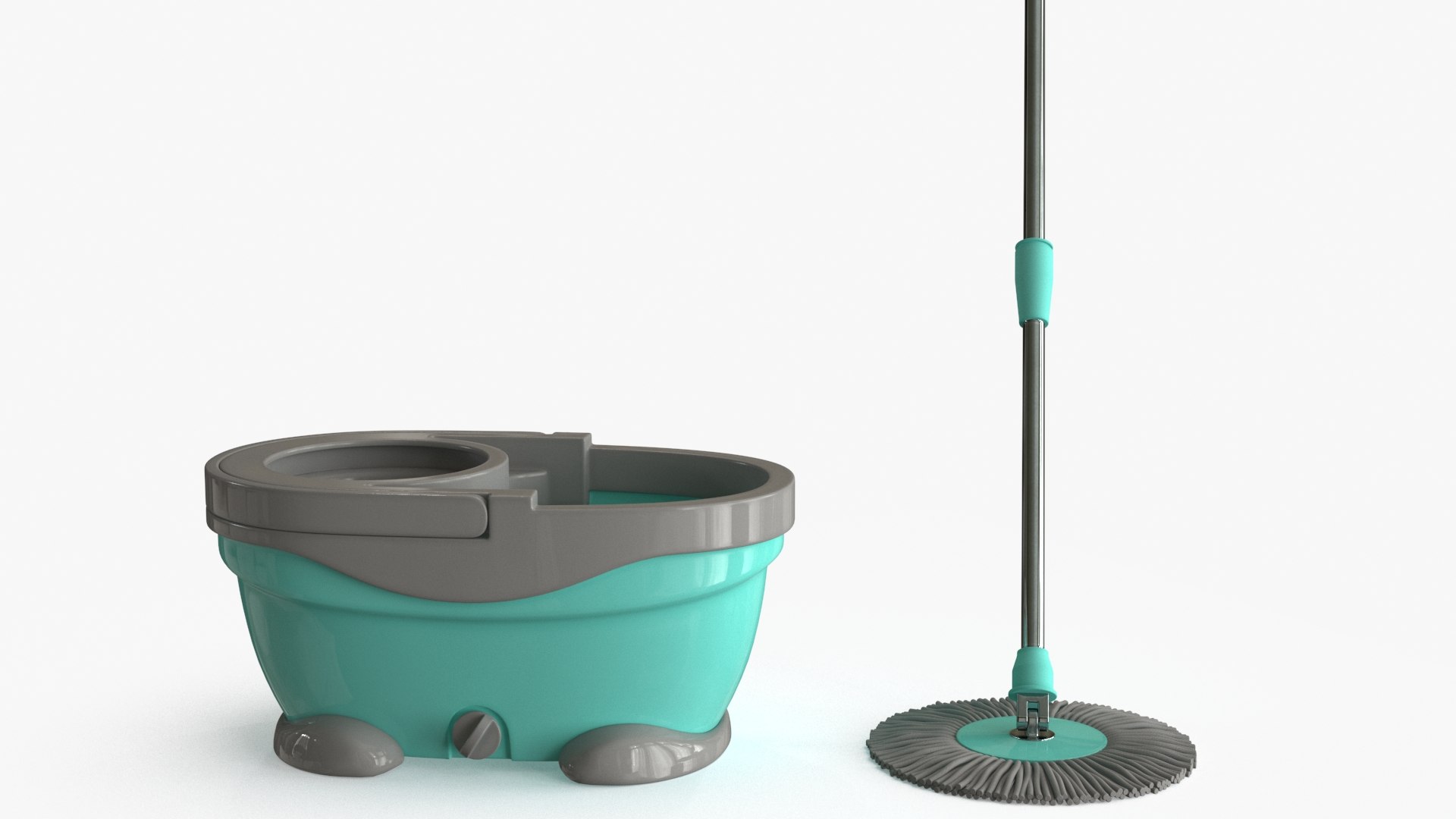 3D Model Mop And Bucket - TurboSquid 1951871