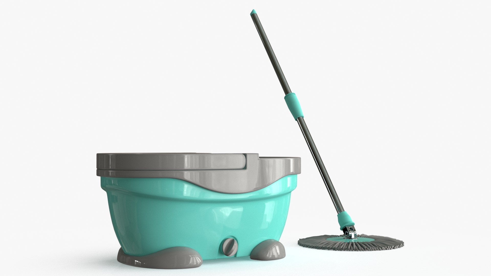 3D Model Mop And Bucket - TurboSquid 1951871