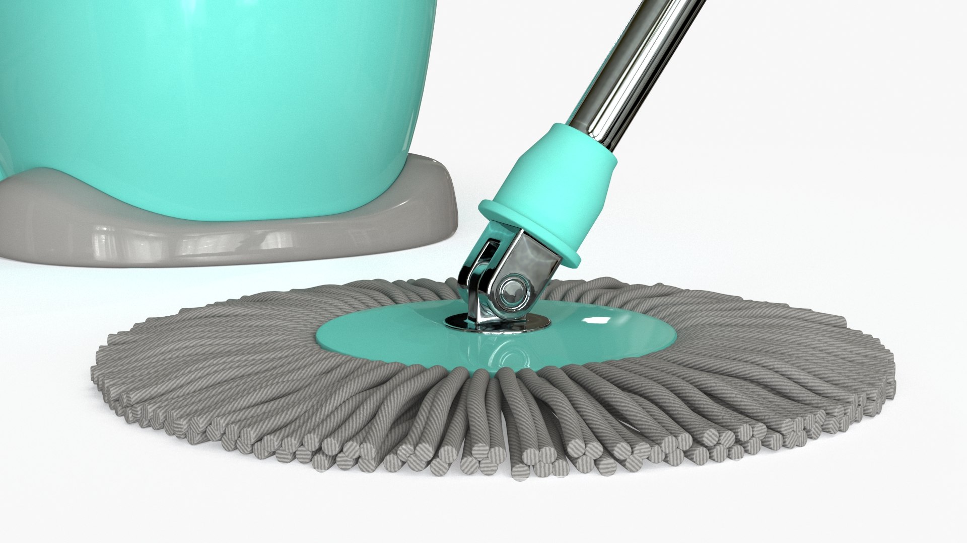 3D Model Mop And Bucket - TurboSquid 1951871