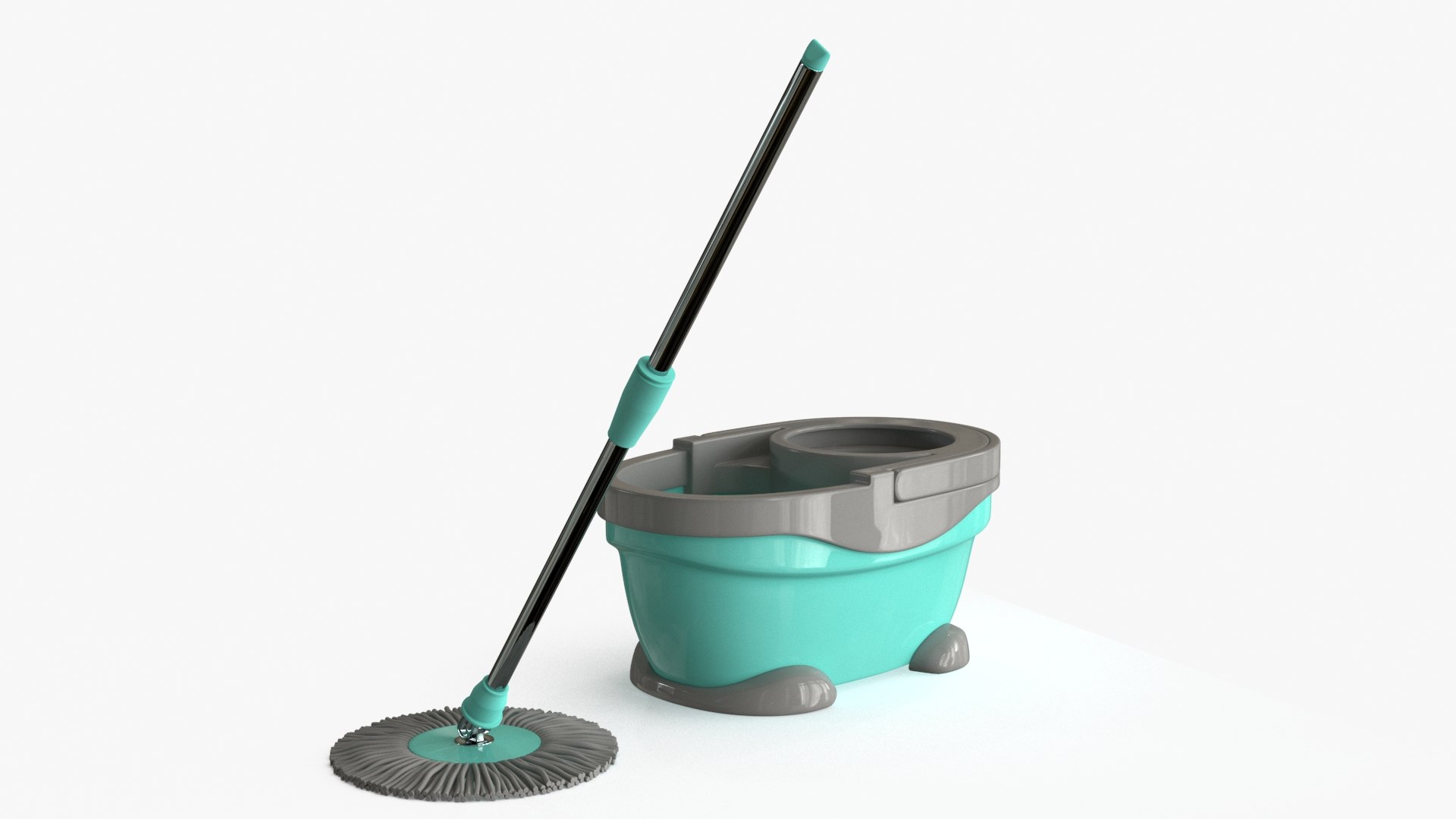 3D Model Mop And Bucket - TurboSquid 1951871