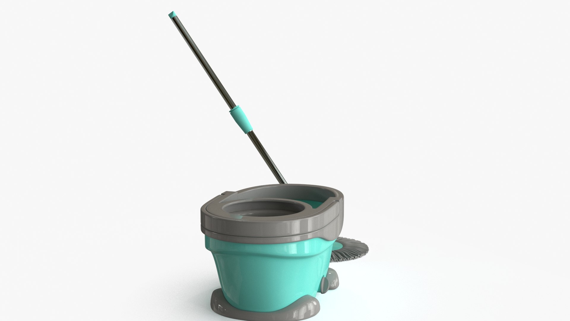 3D Model Mop And Bucket - TurboSquid 1951871