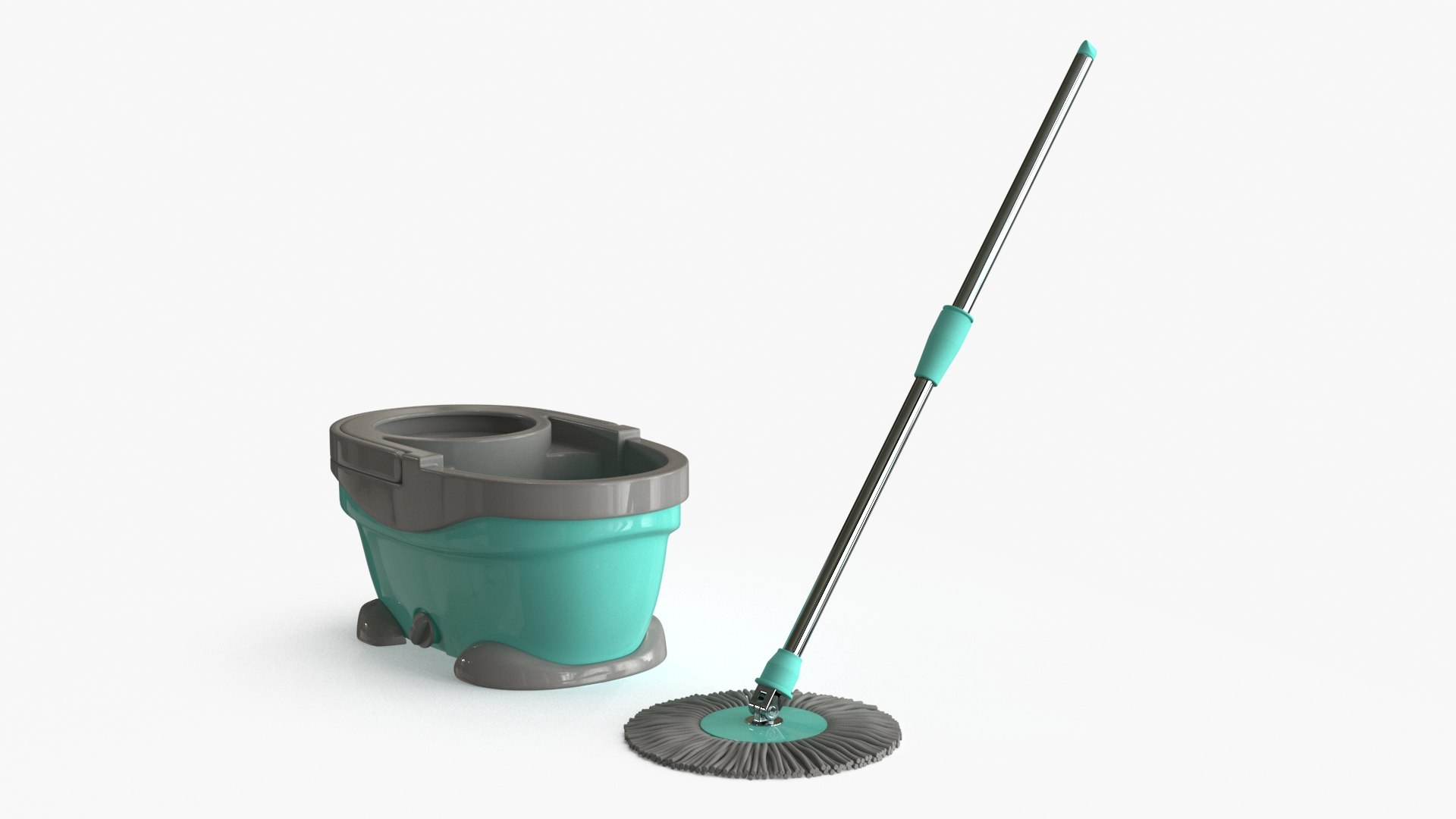3D Model Mop And Bucket - TurboSquid 1951871