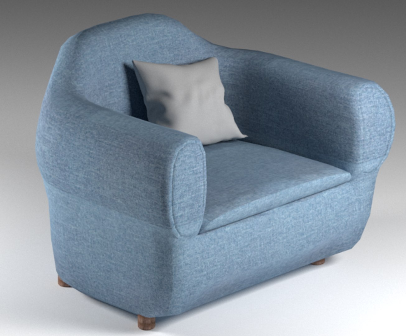 3D Arm Chair Model - TurboSquid 1650116