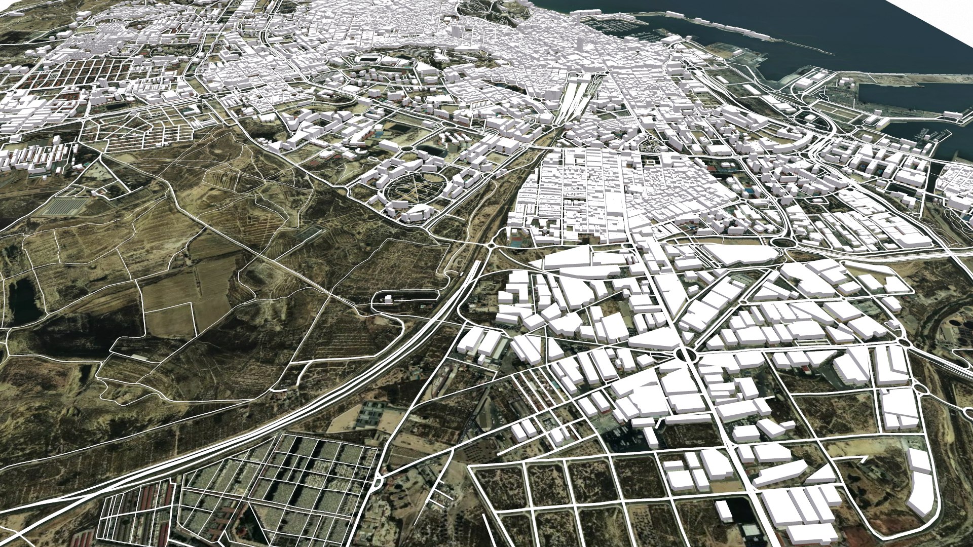 3D Cityscape Alicante Spain Model - TurboSquid 2092299