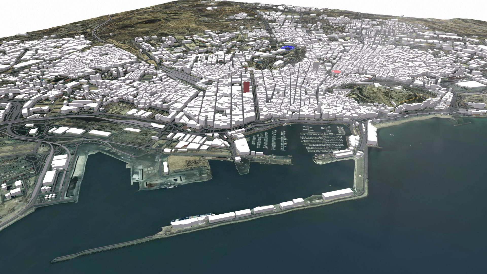 3D Cityscape Alicante Spain Model - TurboSquid 2092299