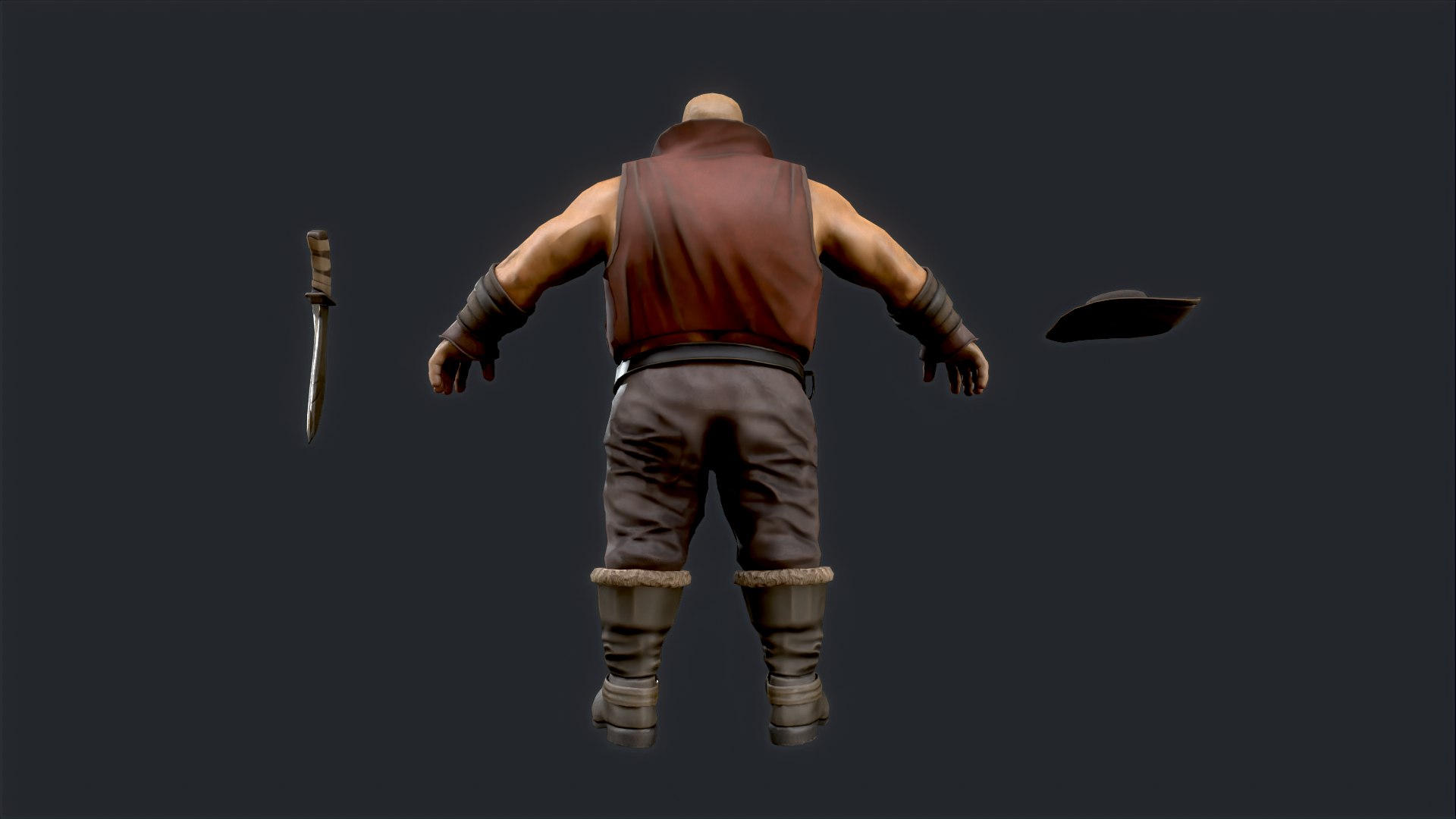 3D Pirate Chef - TurboSquid 2152561