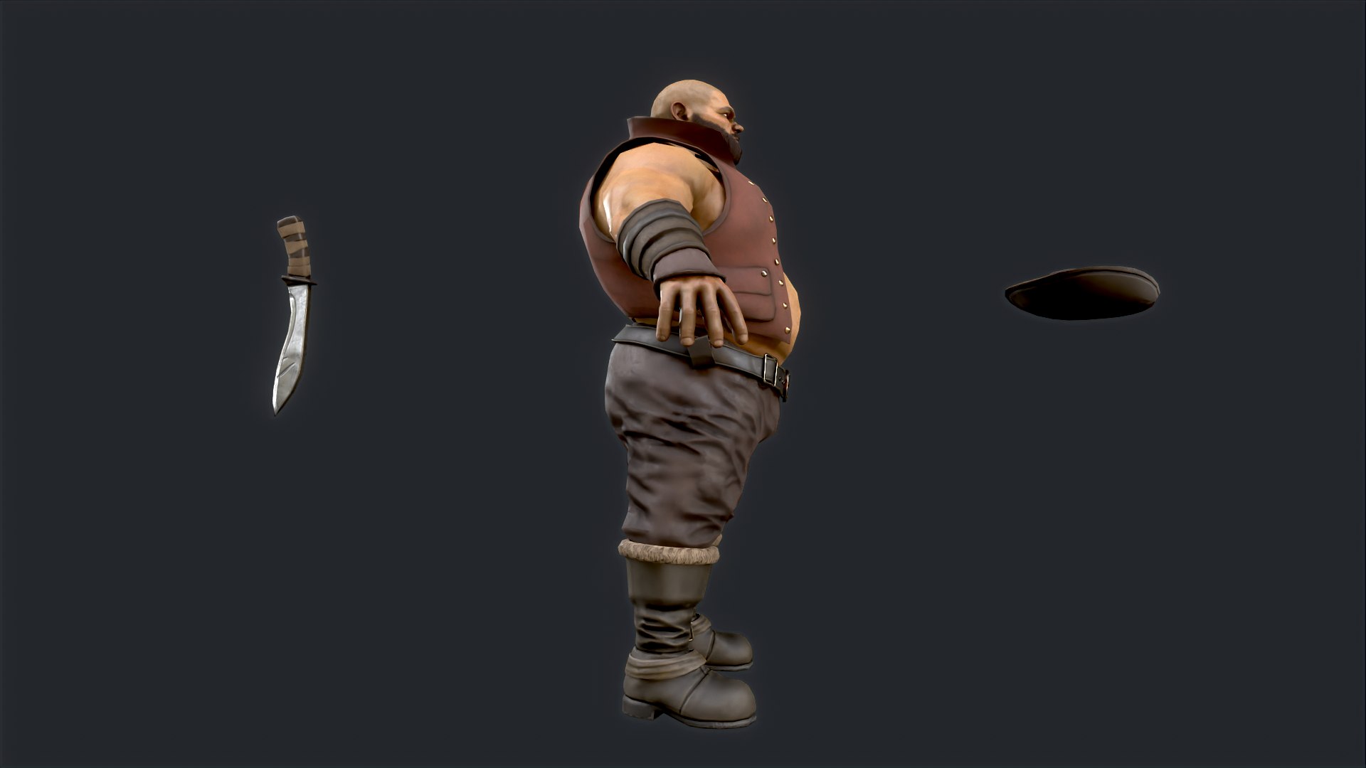 3D Pirate Chef - TurboSquid 2152561