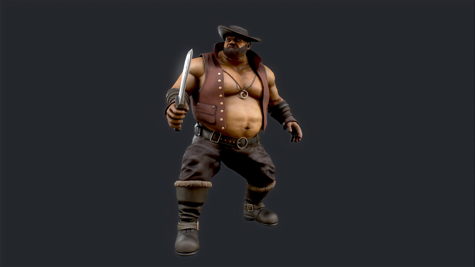 3D Pirate Chef - TurboSquid 2152561