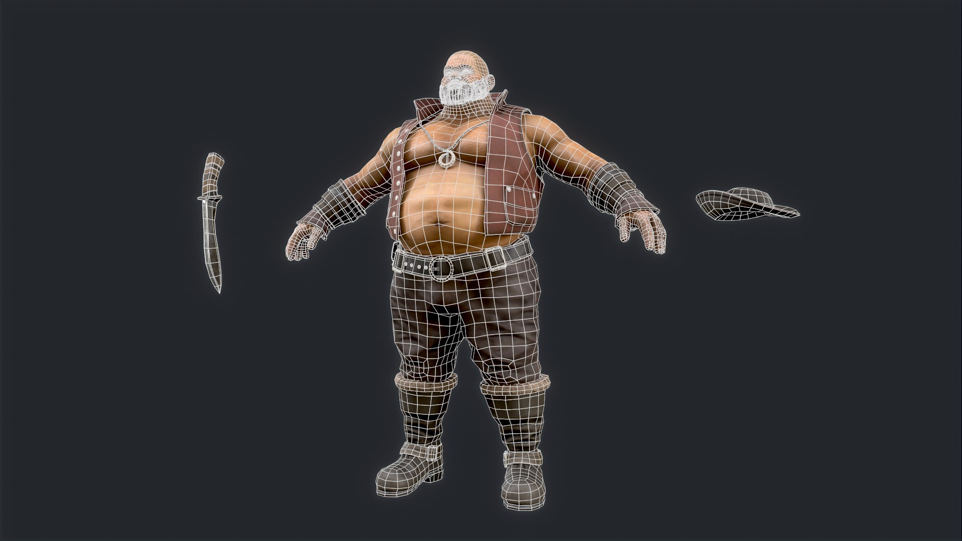 3D Pirate Chef - TurboSquid 2152561