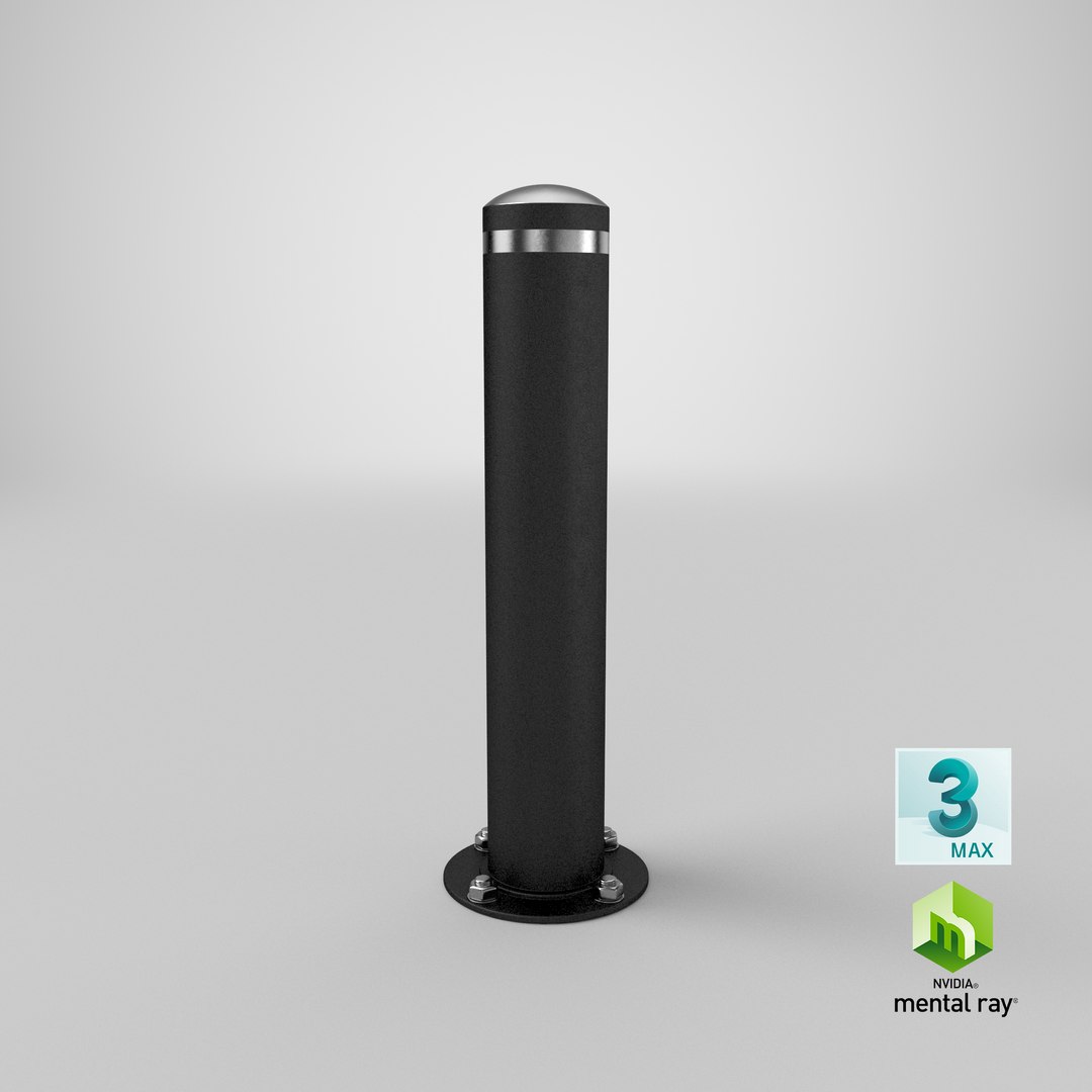 3D Road Safety Bollard V5 - TurboSquid 2035075