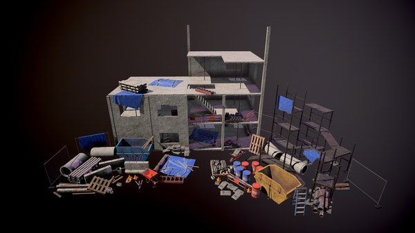 Construction Site Blender Models for Download | TurboSquid