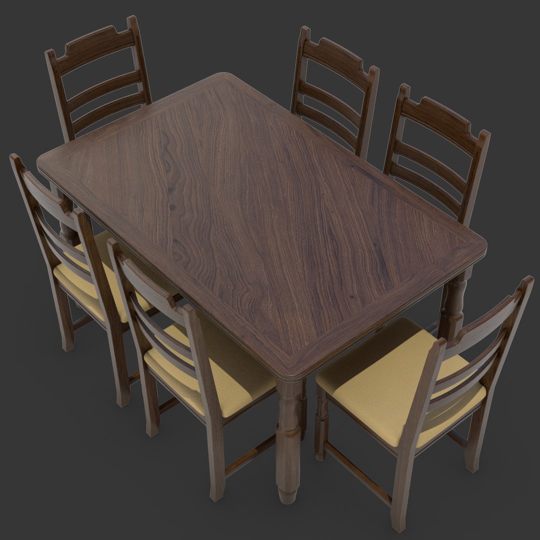 3d Dining Table Model