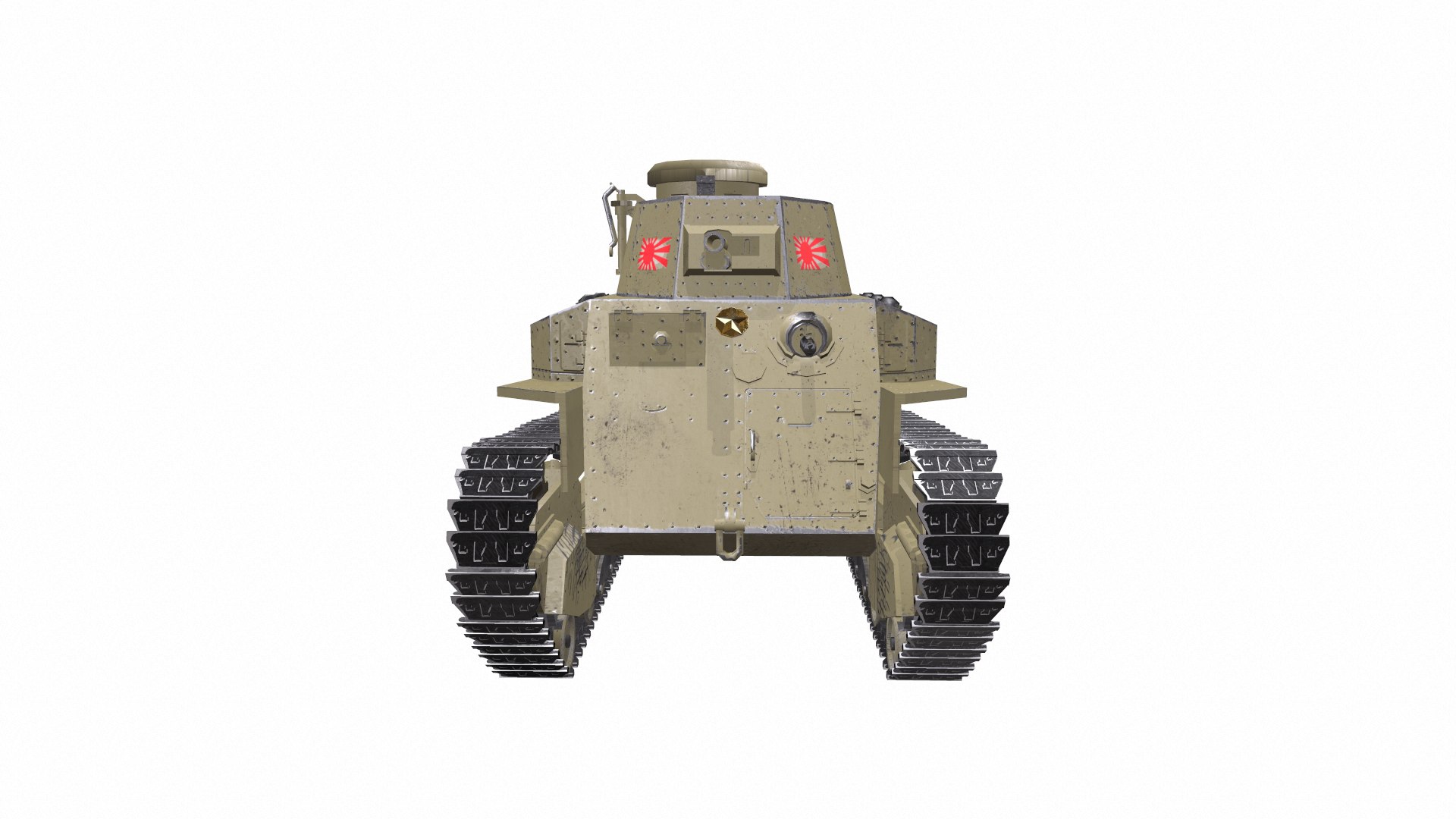 3D Type 89 I-go Tank - TurboSquid 1580762